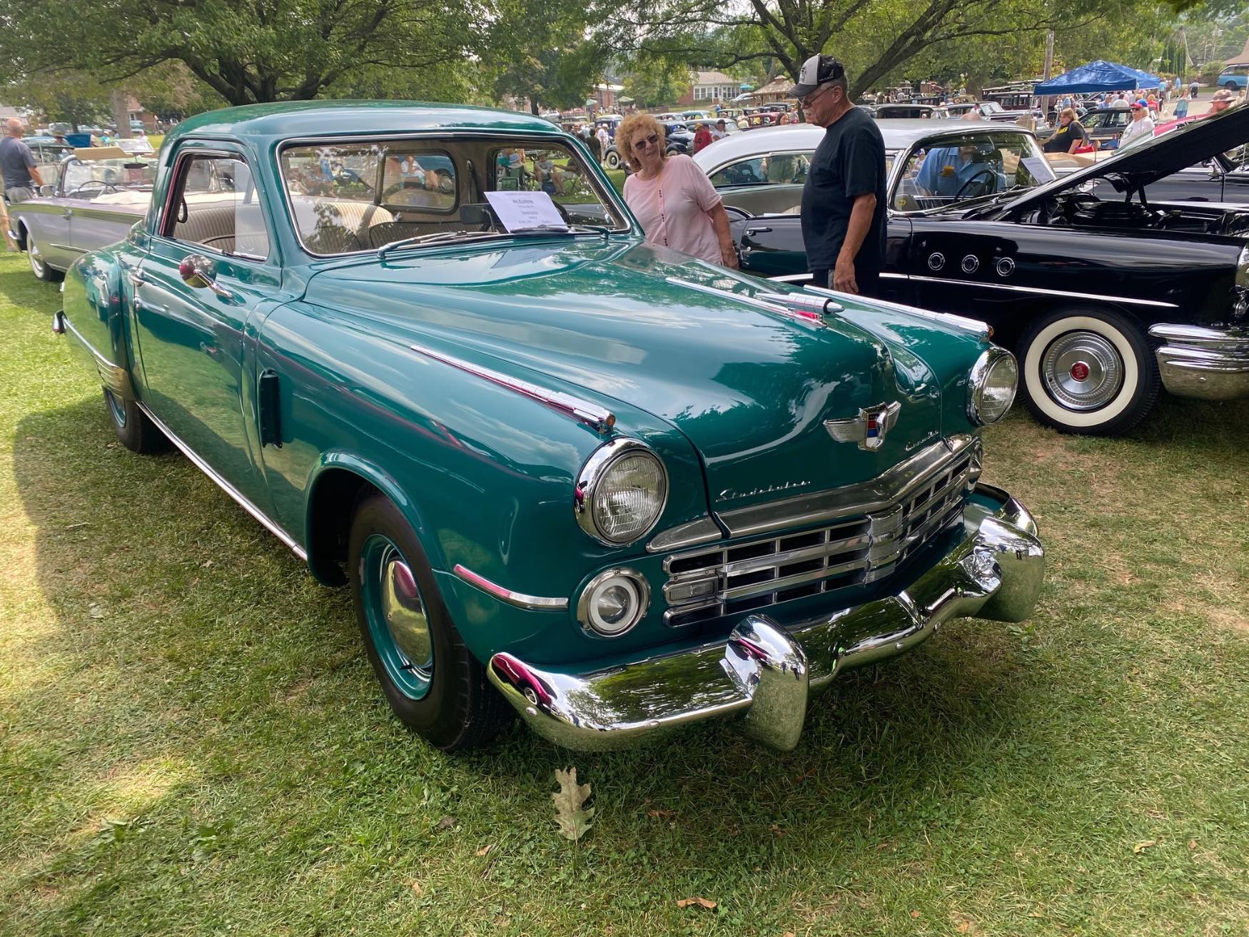 Solve 1949 Studebaker Starlite Coupe jigsaw puzzle online with 154 pieces