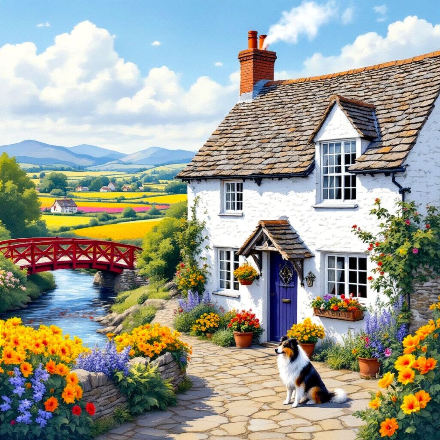 Solve Settle Down House - resize 9 - 600 pieces jigsaw puzzle online ...