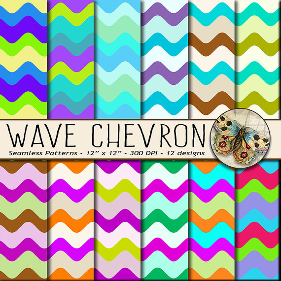 Solve Wave Chevron jigsaw puzzle online with 81 pieces