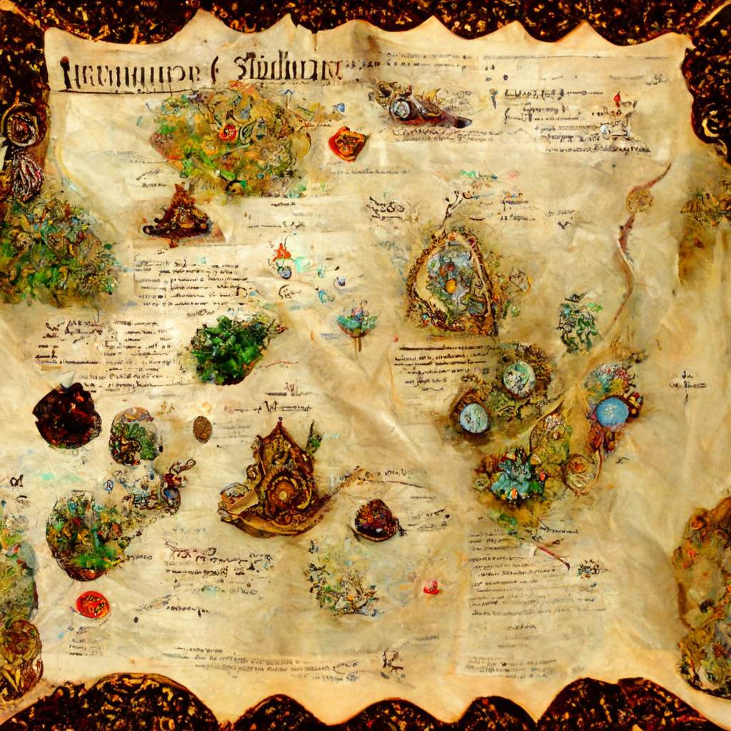 Solve treasure map jigsaw puzzle online with 144 pieces