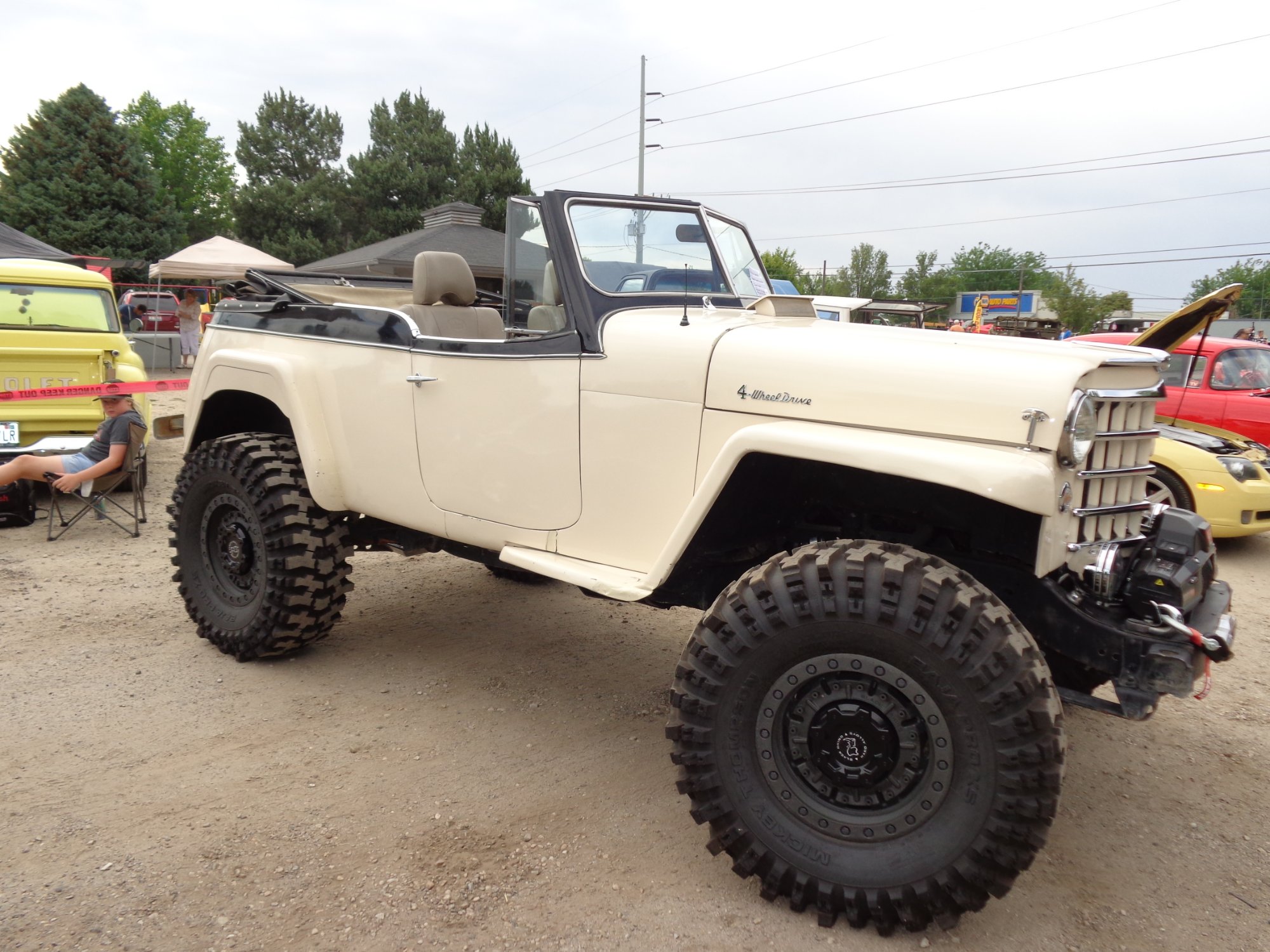Solve One Badass Jeepster jigsaw puzzle online with 192 pieces