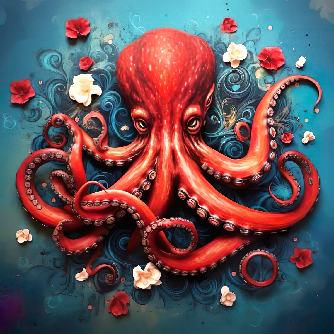 Solve Octopus jigsaw puzzle online with 144 pieces