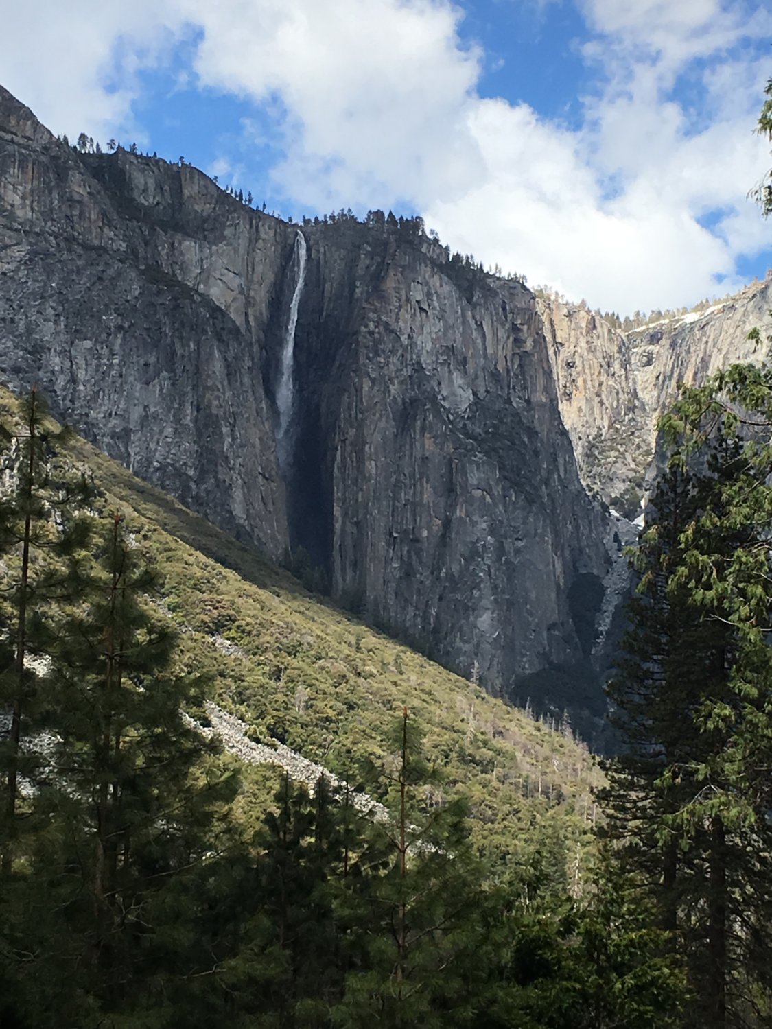 Solve Ribbon Falls YNP jigsaw puzzle online with 165 pieces