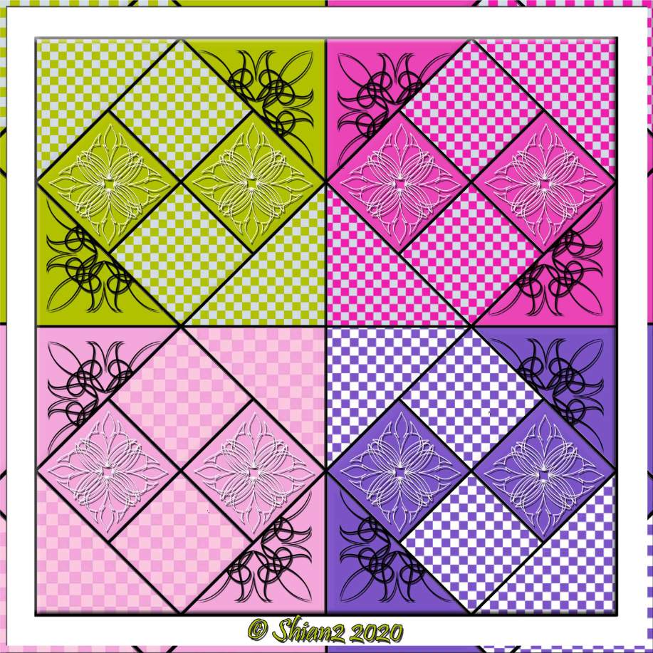 Solve Patchwork Blocks jigsaw puzzle online with 16 pieces