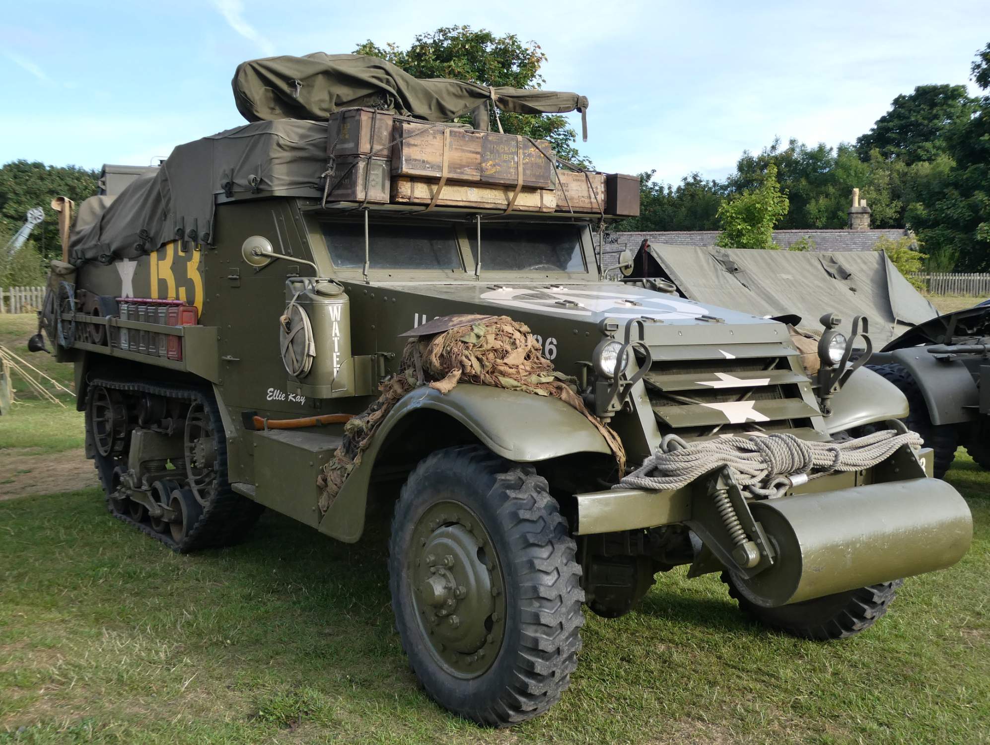Solve 1940's White M3 Half-Track jigsaw puzzle online with 300 pieces