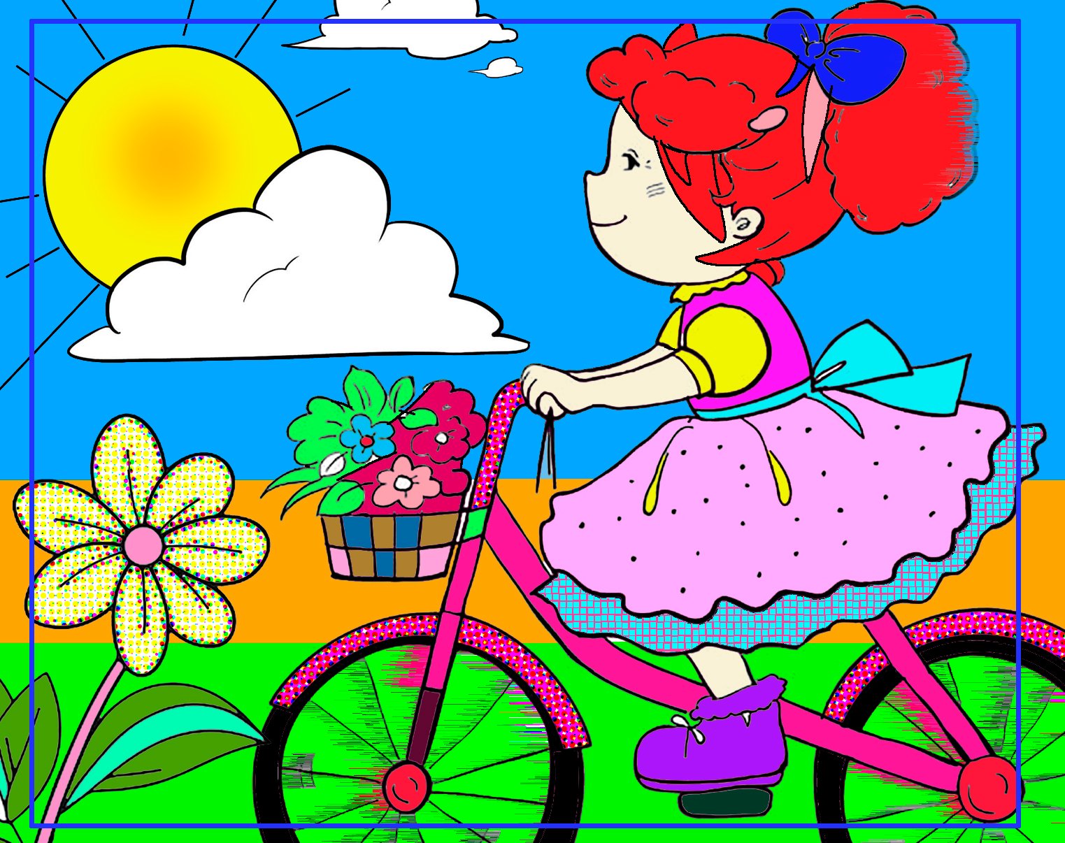 Solve Sommer og sol jigsaw puzzle online with 300 pieces
