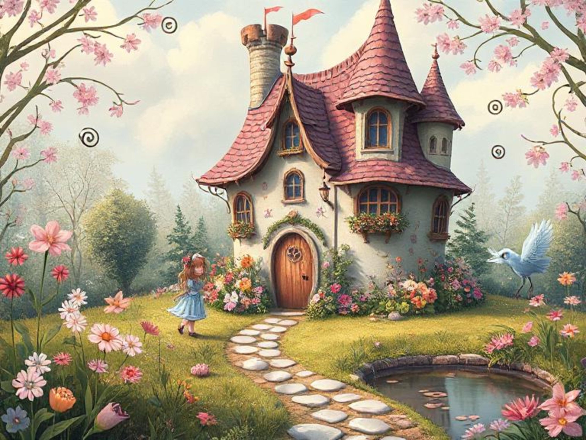 Solve Whimsical jigsaw puzzle online with 252 pieces