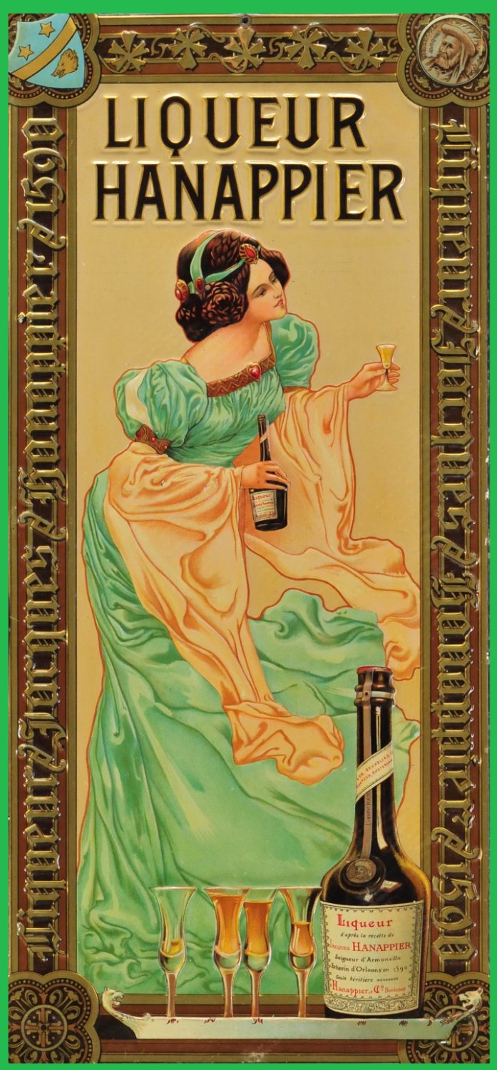 Solve Pubblicità vintage liquore Hanappier jigsaw puzzle online with 78 ...