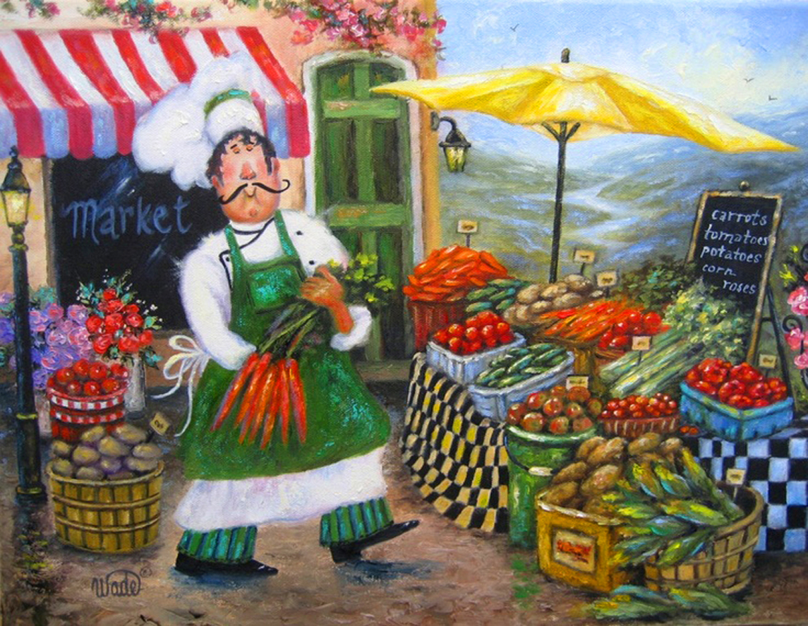 Solve Market Chef jigsaw puzzle online with 180 pieces