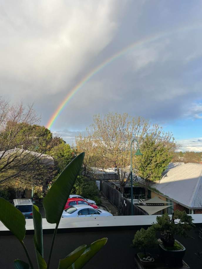 Solve Reservoir rainbow jigsaw puzzle online with 12 pieces