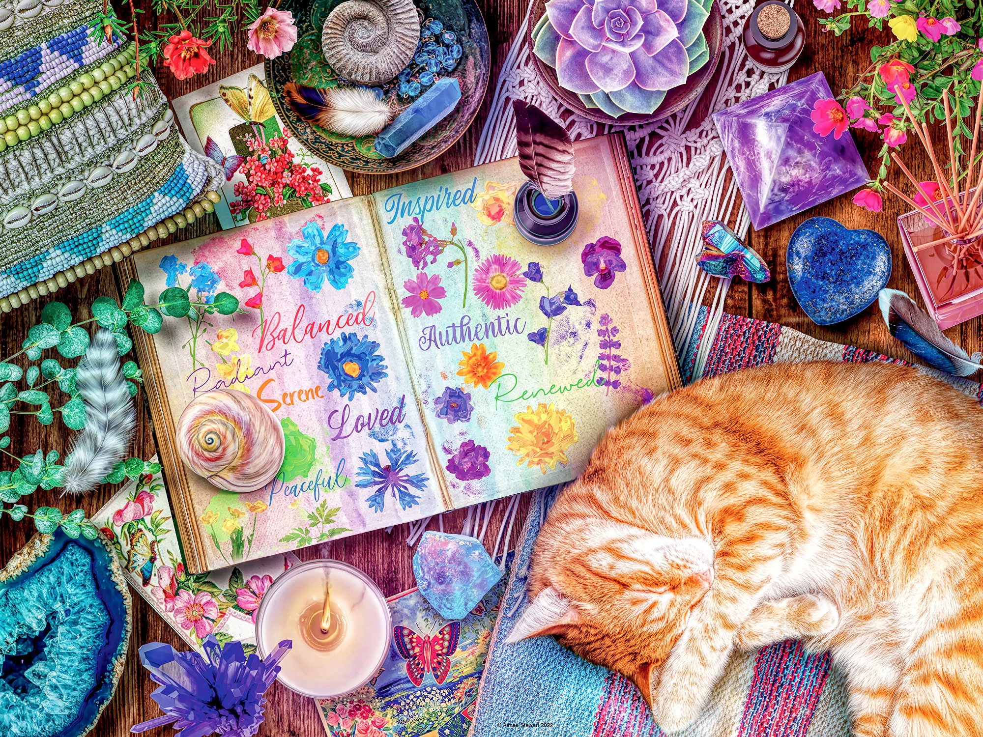 Solve Purrfect Peace jigsaw puzzle online with 352 pieces