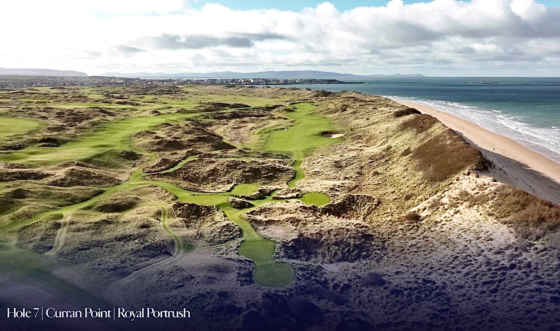 Solve Royal Portrush Golf Course jigsaw puzzle online with 60 pieces