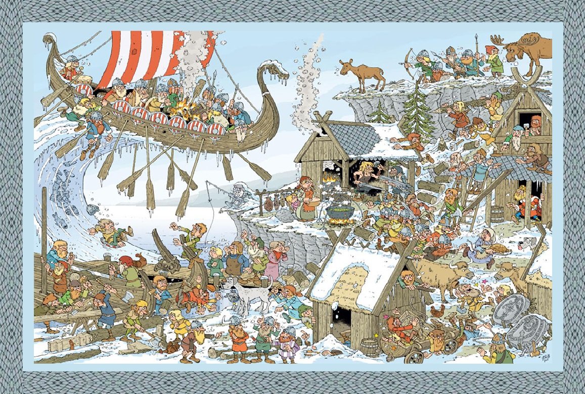 Solve The Vikings jigsaw puzzle online with 204 pieces