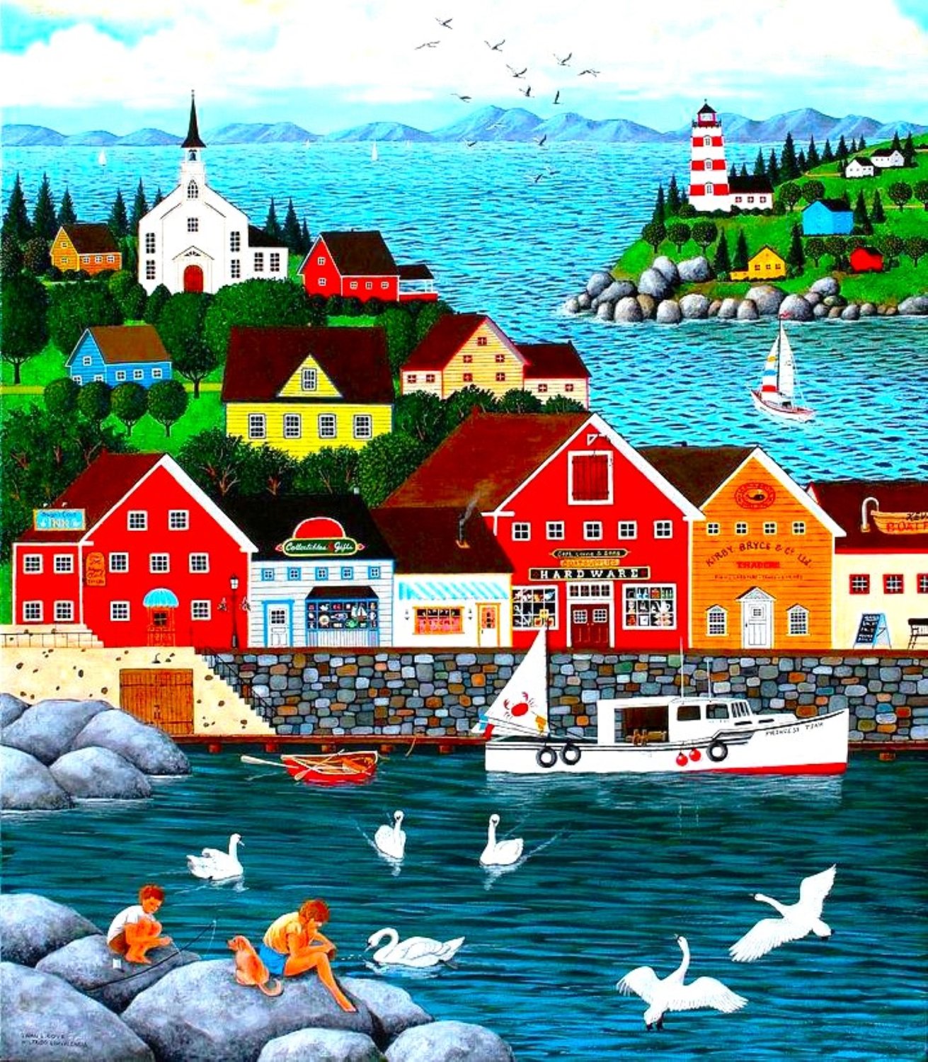 Solve Swans jigsaw puzzle online with 600 pieces