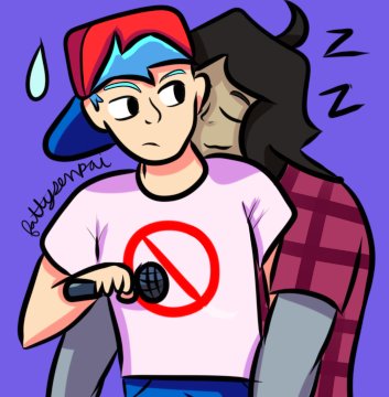 Solve FNF - Sunday x BF jigsaw puzzle online with 9 pieces