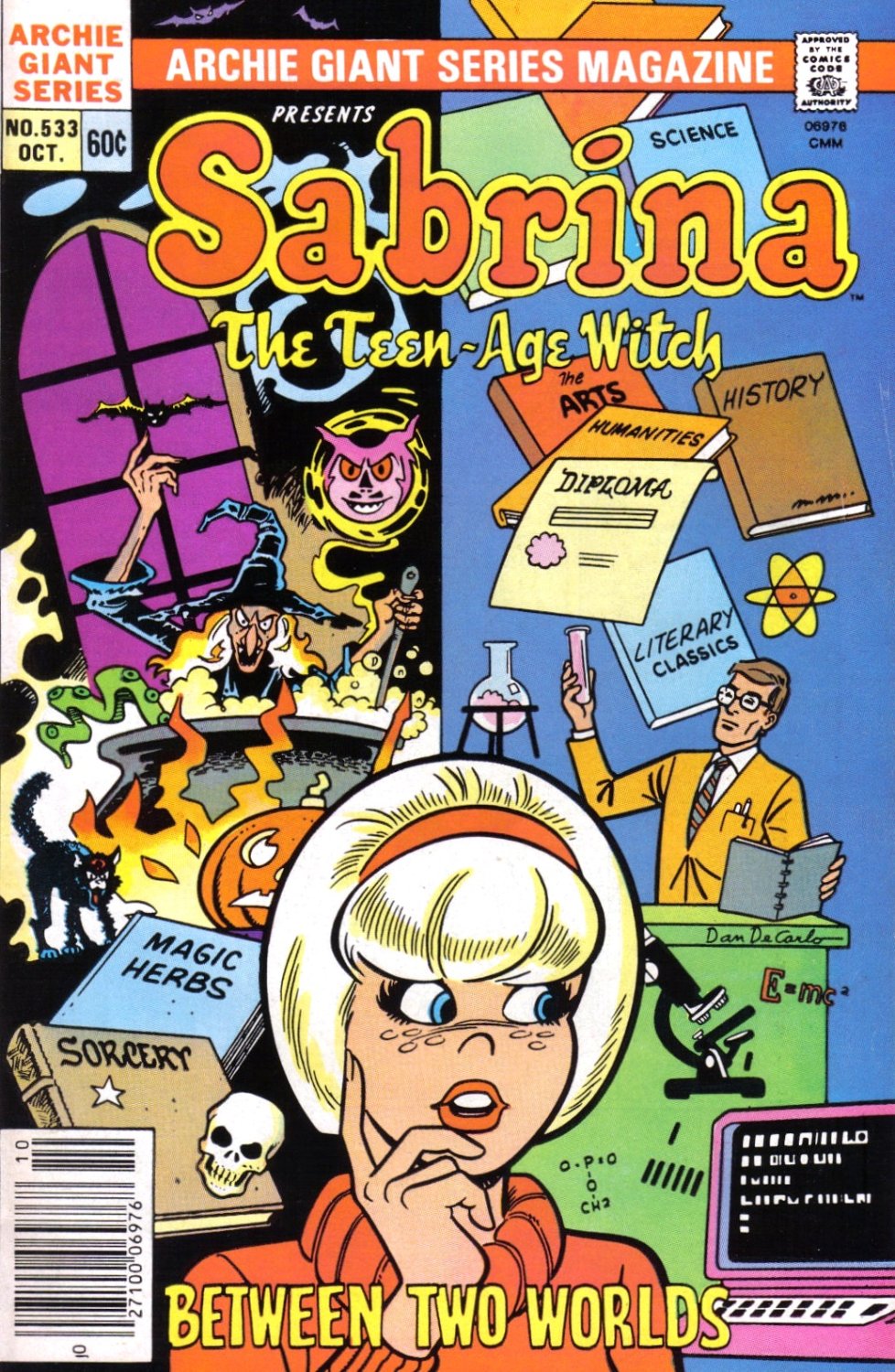 Solve Sabrina (Oct 1983) jigsaw puzzle online with 96 pieces