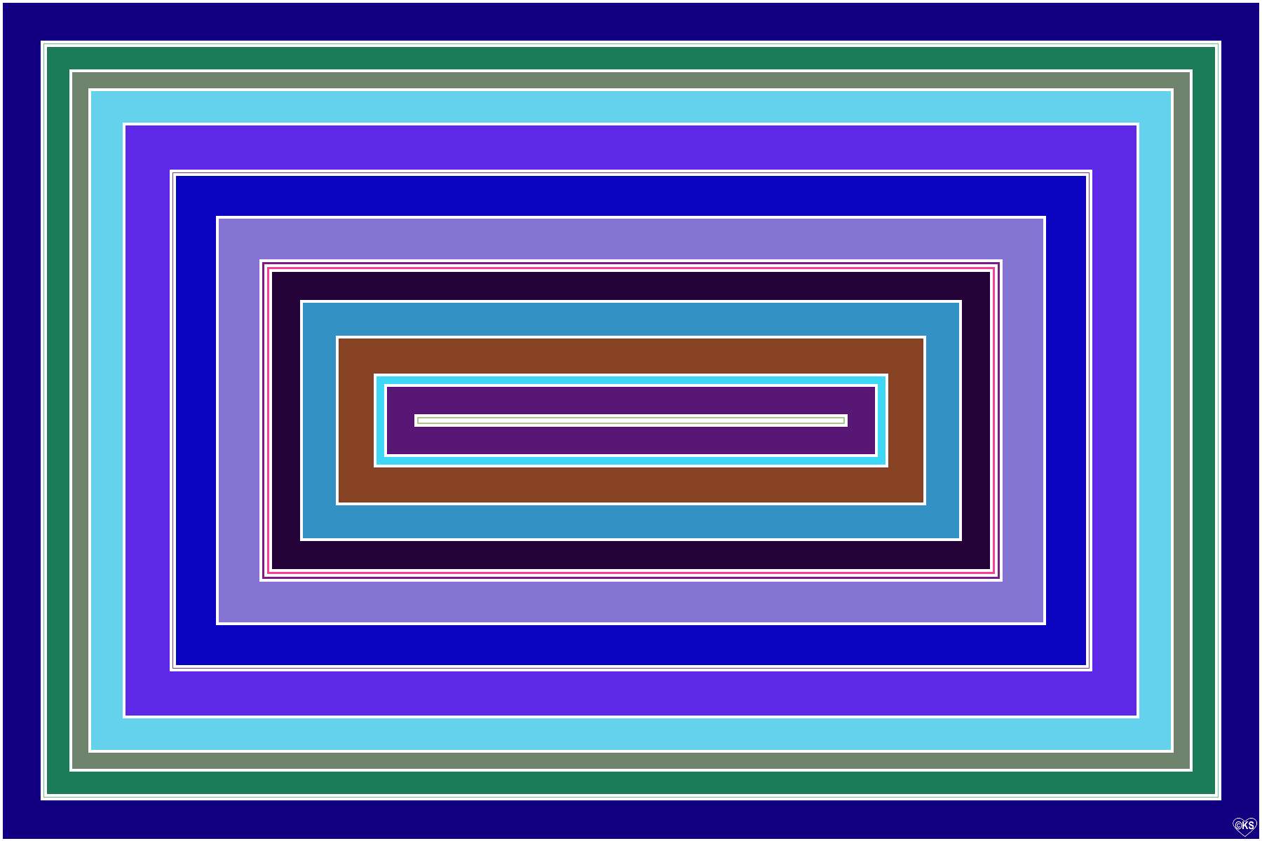 Solve Concentric Rectangles!! ~ H jigsaw puzzle online with 600 pieces