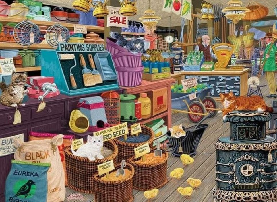 Solve Ye Olde Hardware Store jigsaw puzzle online with 150 pieces