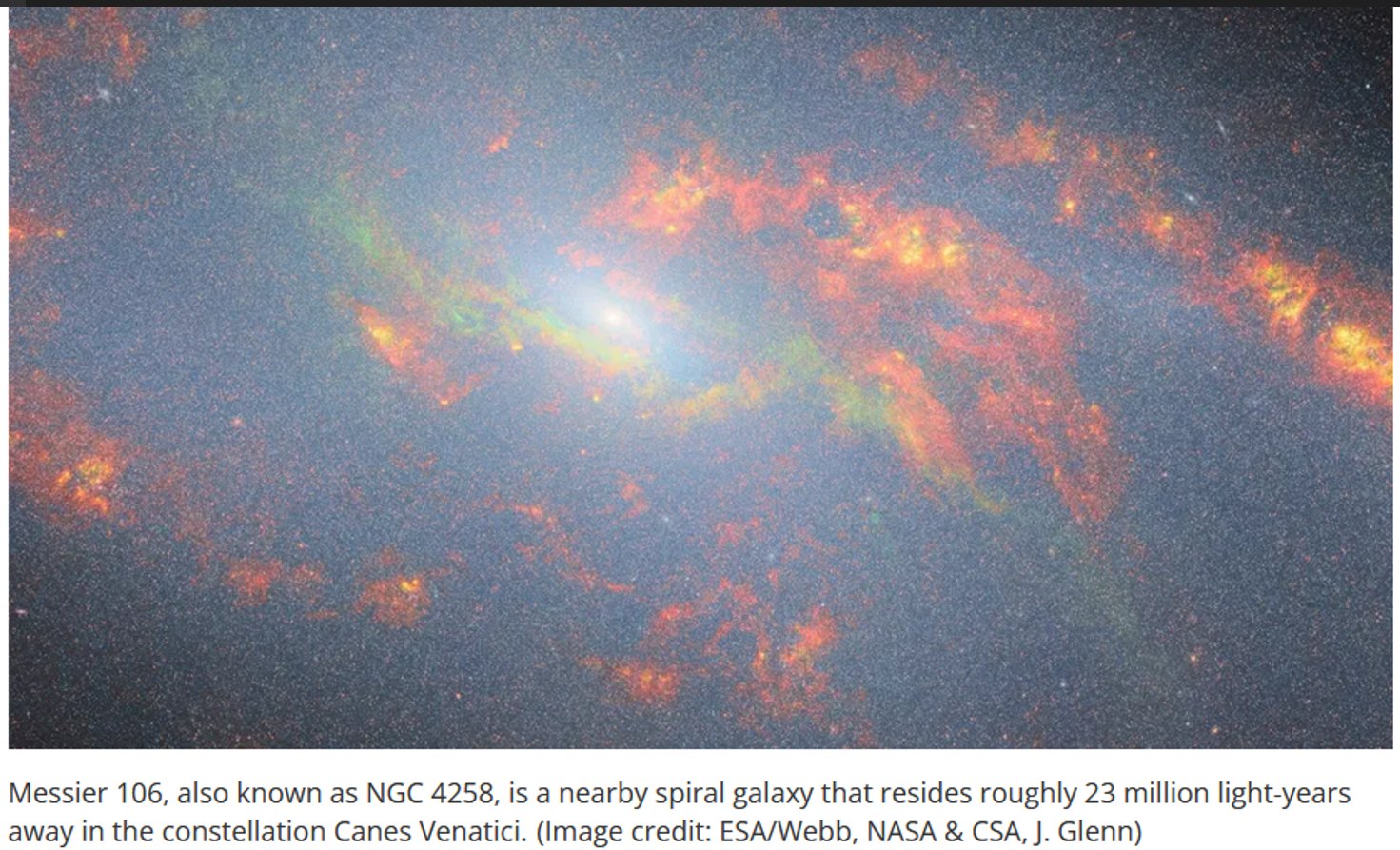 Solve COSMOS-GALAXY-NGC-4258 jigsaw puzzle online with 54 pieces