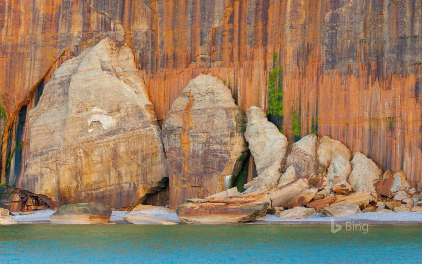Solve Pictured Rocks National Lakeshore, Michigan jigsaw puzzle online ...