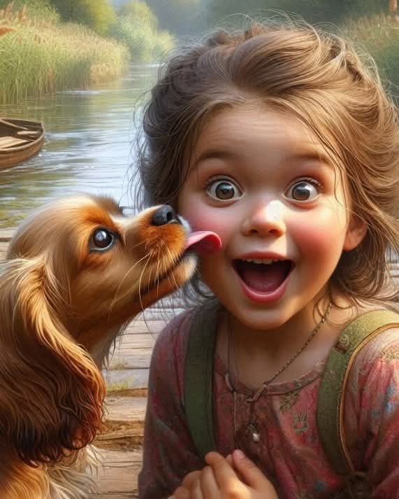 Solve Happy Surprise jigsaw puzzle online with 42 pieces