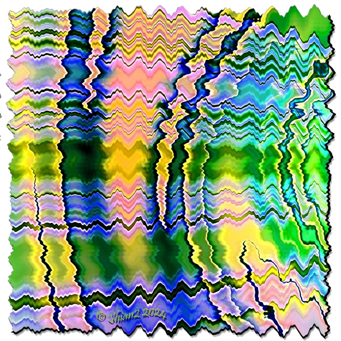 Solve Wavy Plaid - Challenge jigsaw puzzle online with 16 pieces