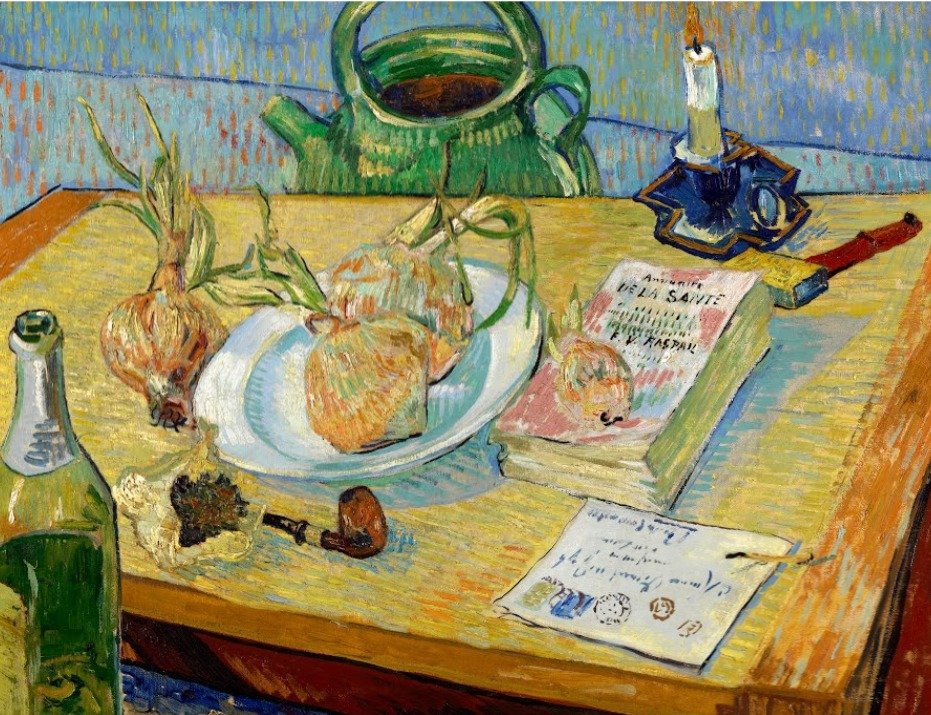 Solve Vincent van Gogh (1853-1890), Still life with a plate of onions ...