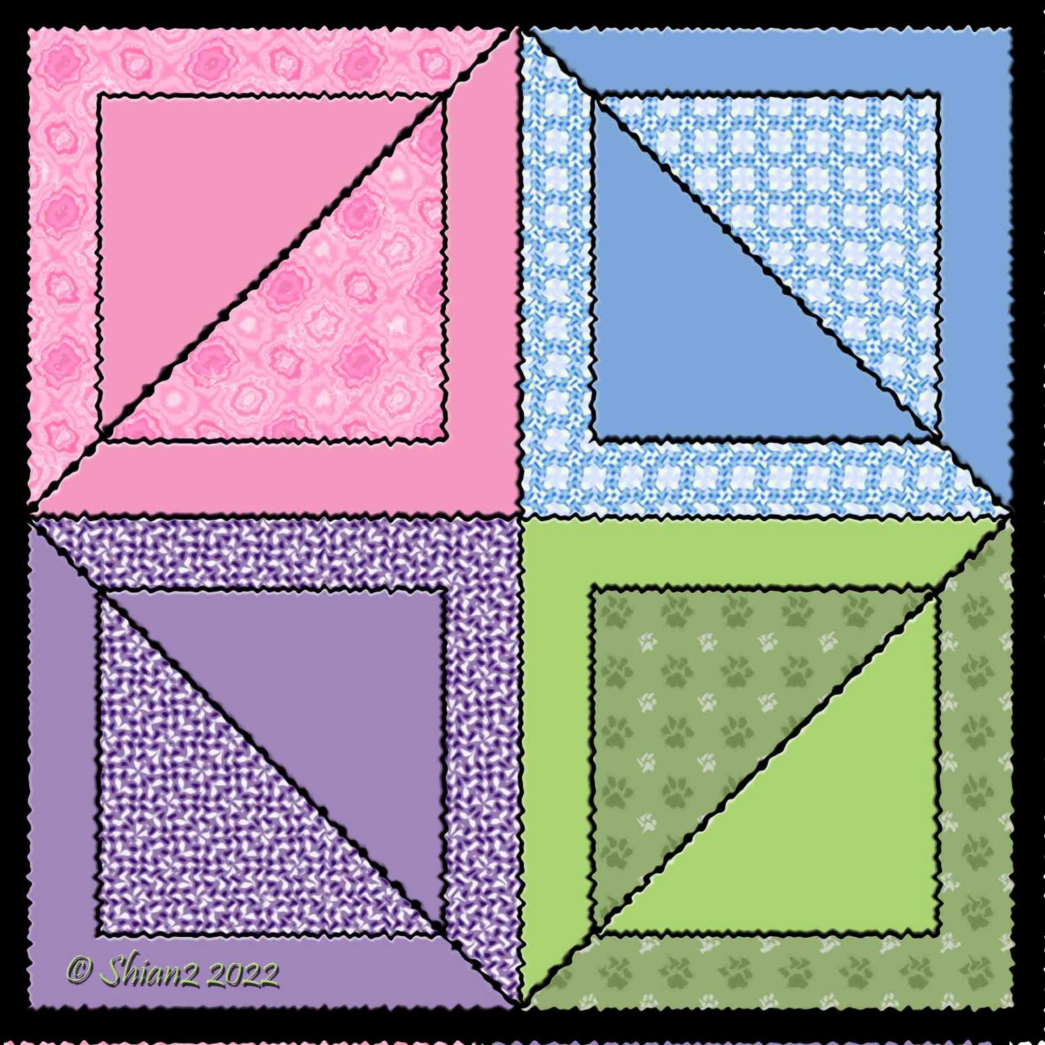 Solve Half and Half jigsaw puzzle online with 225 pieces