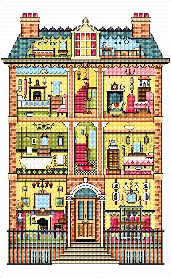 Solve Themes Vintage illustrations/pictures - Victorian Doll House ...
