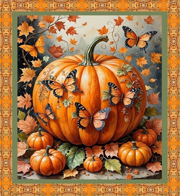 Solve Beautiful Pumpkin jigsaw puzzle online with 144 pieces
