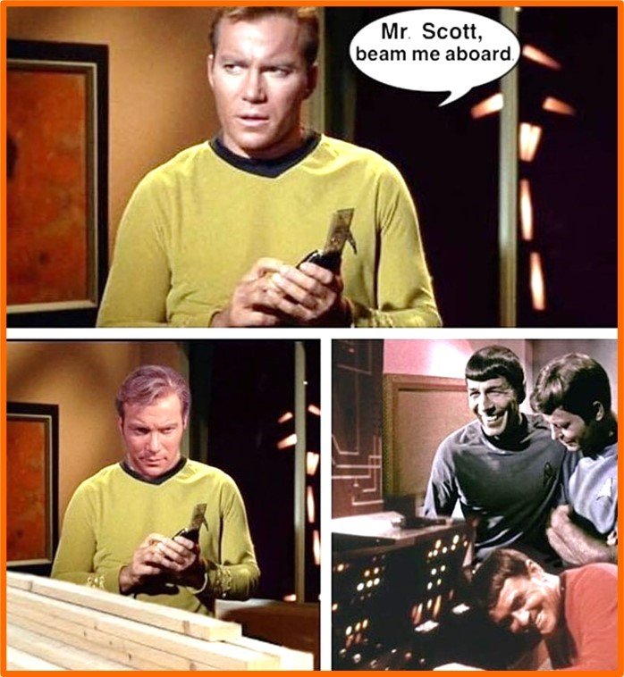 Solve Captain Kirk - Victim Of Punsters On The Enterprise jigsaw puzzle ...