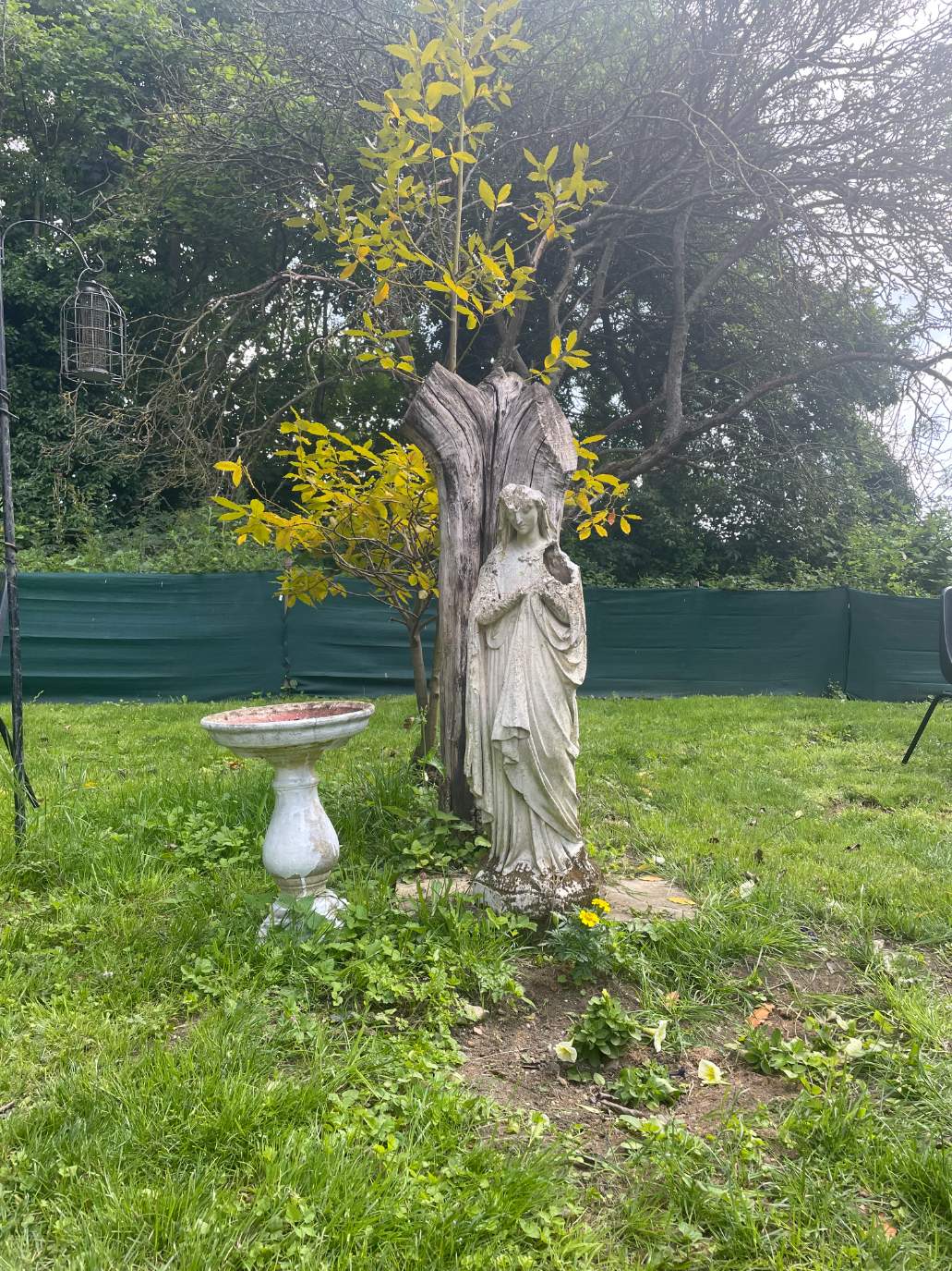 Jigsaw Puzzle | Old Statue and Tree Stump | 88 pieces | Jigidi