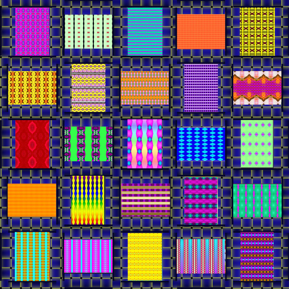 Solve SAMPLES OF PATTERNS jigsaw puzzle online with 100 pieces