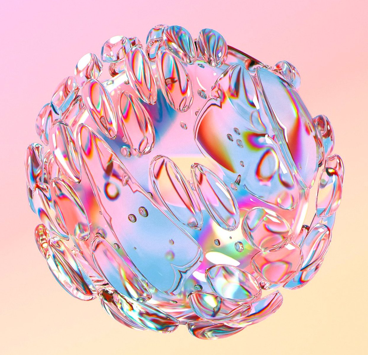 Solve Colorful glass design jigsaw puzzle online with 36 pieces