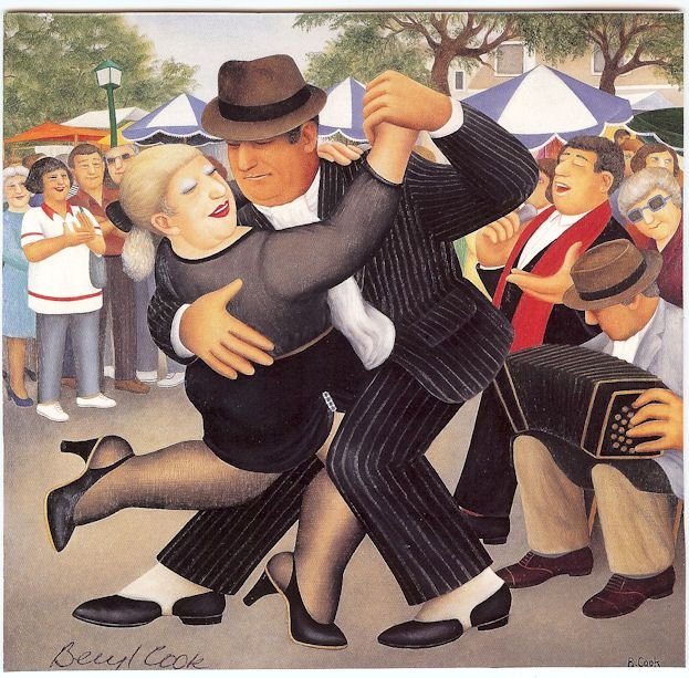 Solve Beryl Cook - 'It's the Week End, Let's Dance!' jigsaw puzzle ...