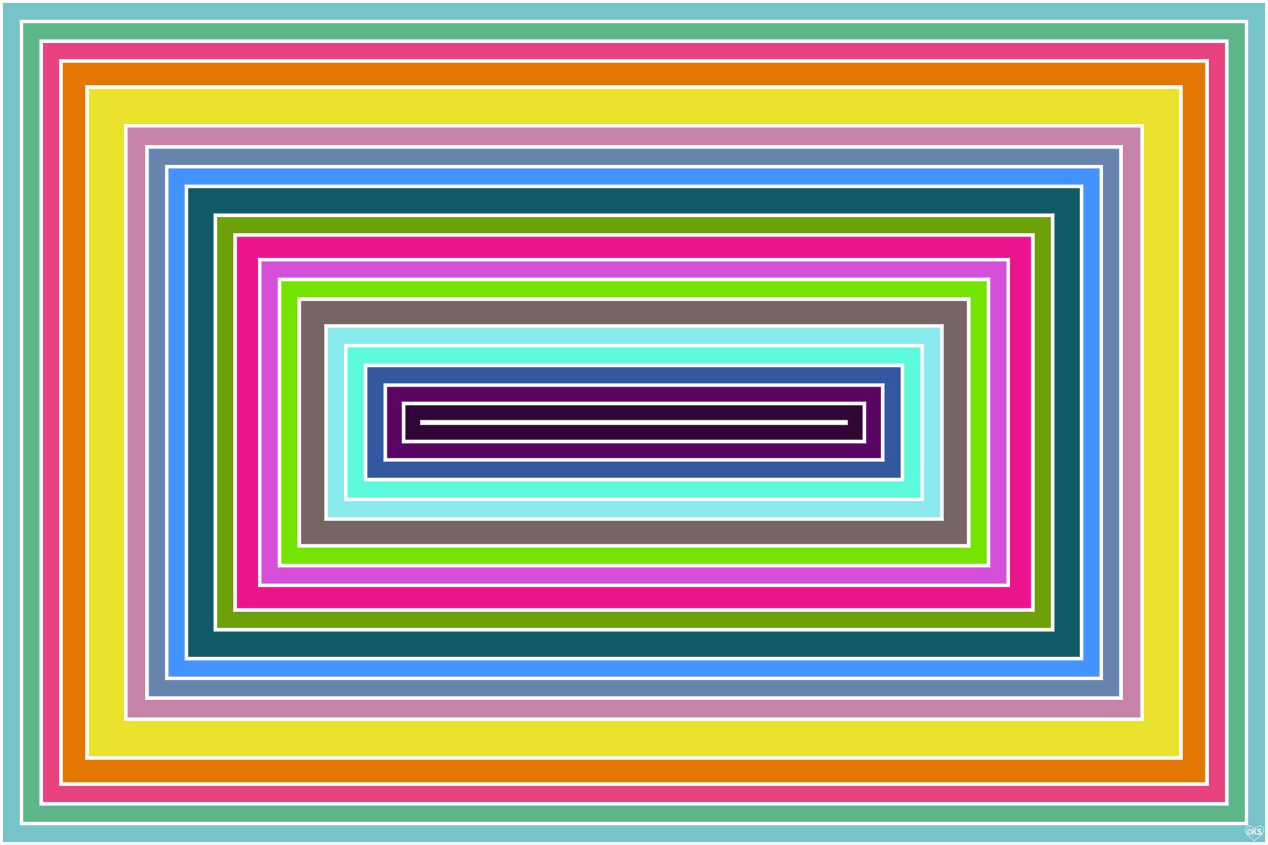 Solve Concentric Rectangles!! ~ H jigsaw puzzle online with 600 pieces