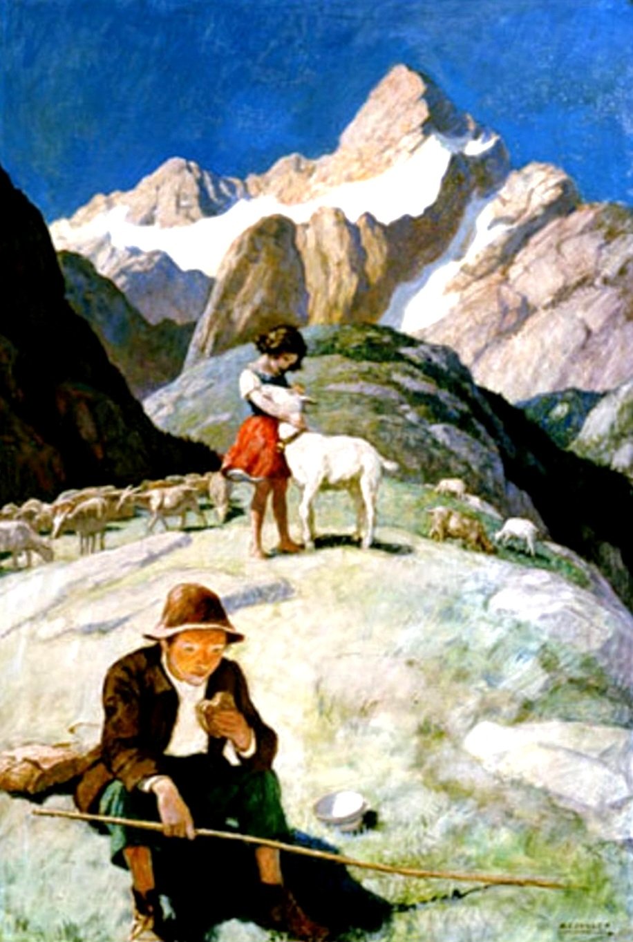 Solve Heidi jigsaw puzzle online with 70 pieces