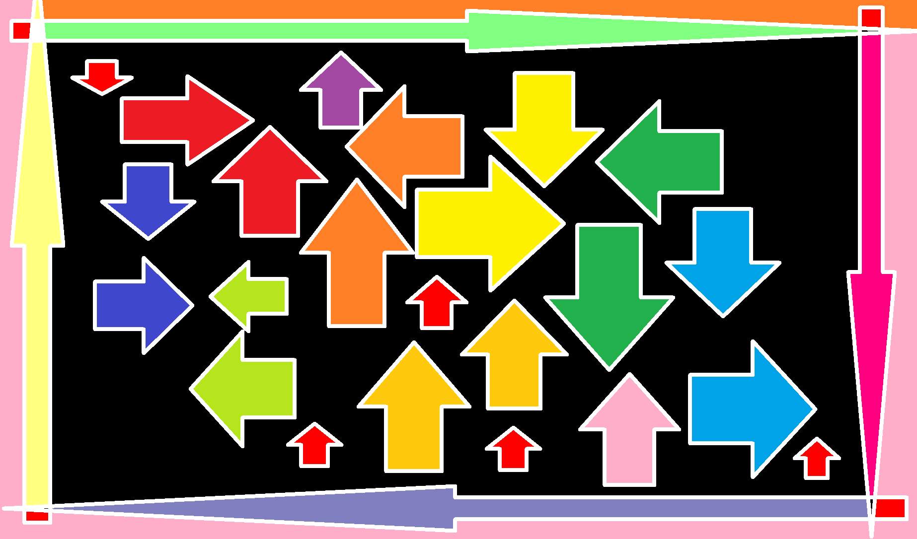 Solve arrows jigsaw puzzle online with 322 pieces