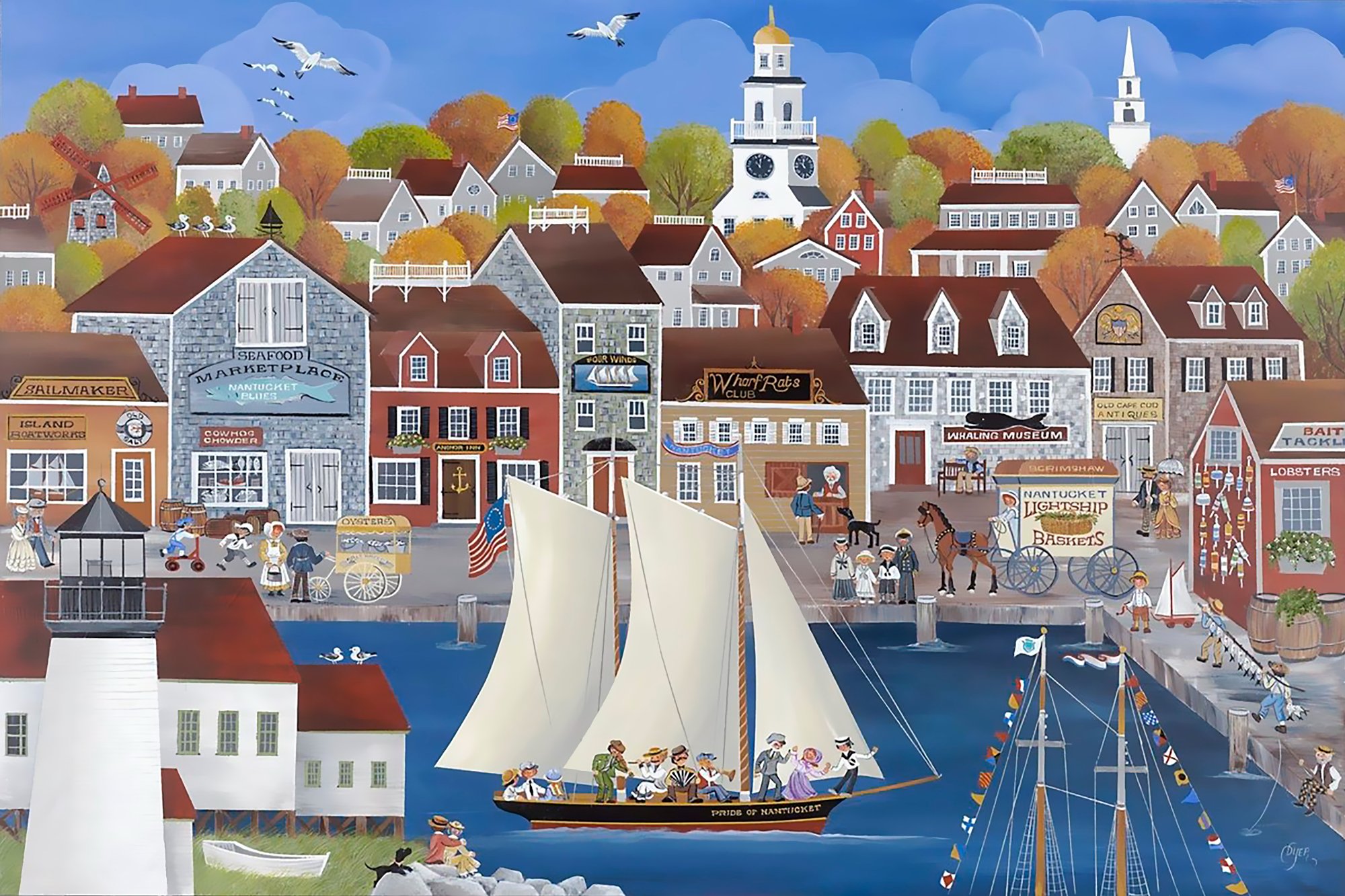 Jigsaw Puzzle | 352 pieces | Nantucket Island | Jigidi