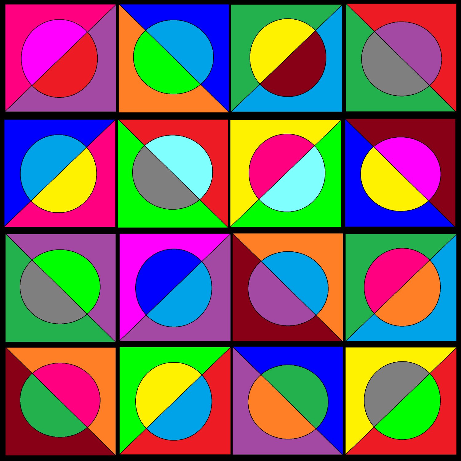 Solve CIRCLES jigsaw puzzle online with 100 pieces