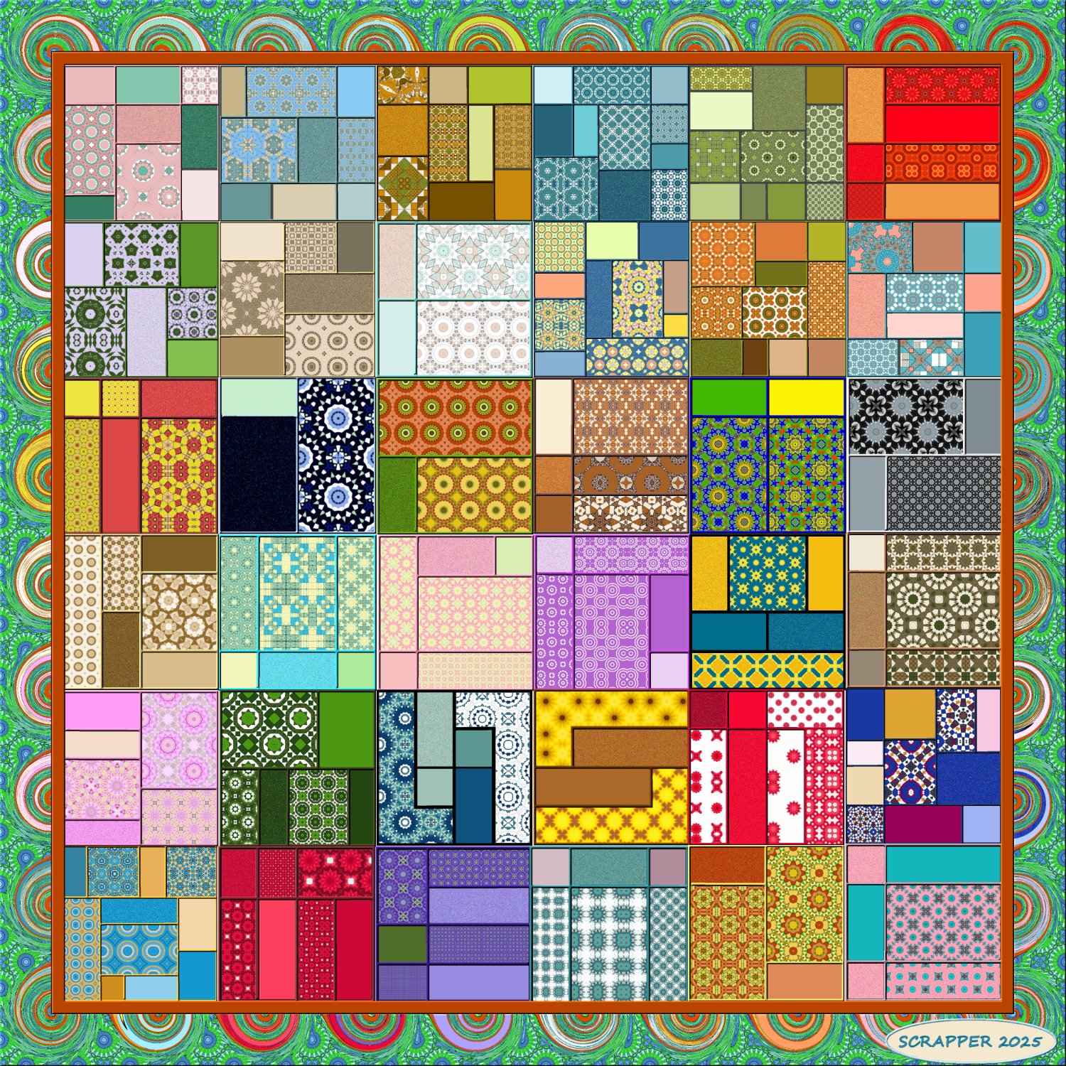 Solve rectangles and squares jigsaw puzzle online with 400 pieces