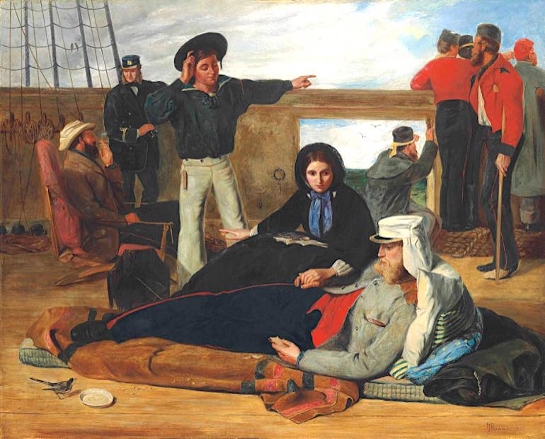 Solve John Dalbiac Luard (British, 1830–1860), Nearing Home (1858 ...