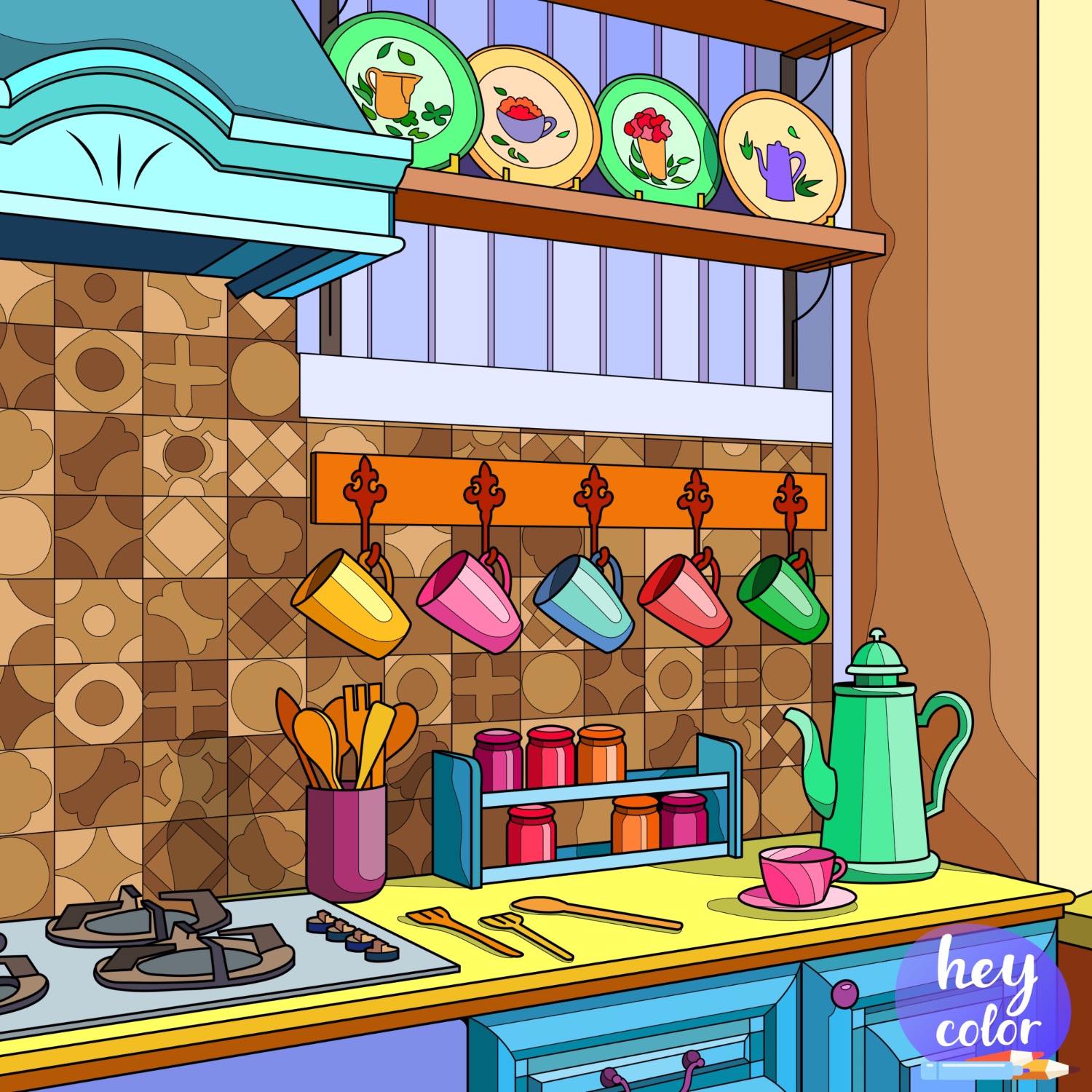 Solve Kitchen jigsaw puzzle online with 256 pieces