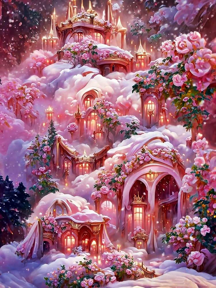 Solve fairies castle jigsaw puzzle online with 108 pieces