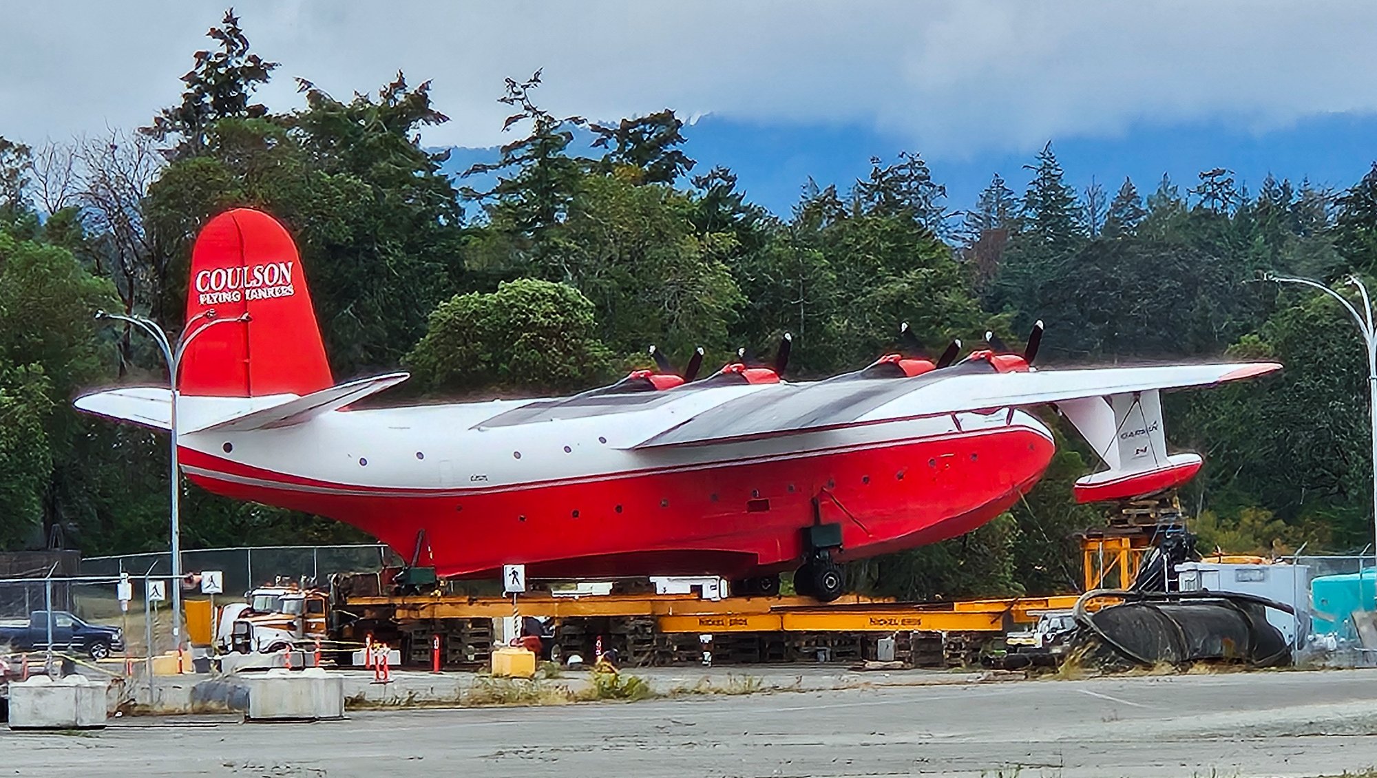 Solve Preparing the Martin JRM Mars water bomber for transportation to ...