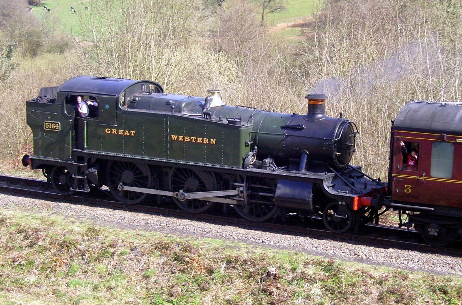 Solve GWR 5101 Class 'Large Prairie' 2-6-2T 5164. jigsaw puzzle online ...