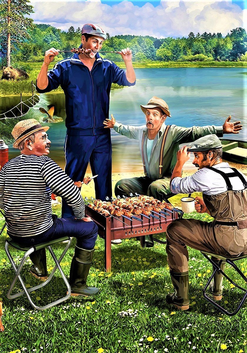 Solve This is such a big fish! jigsaw puzzle online with 54 pieces