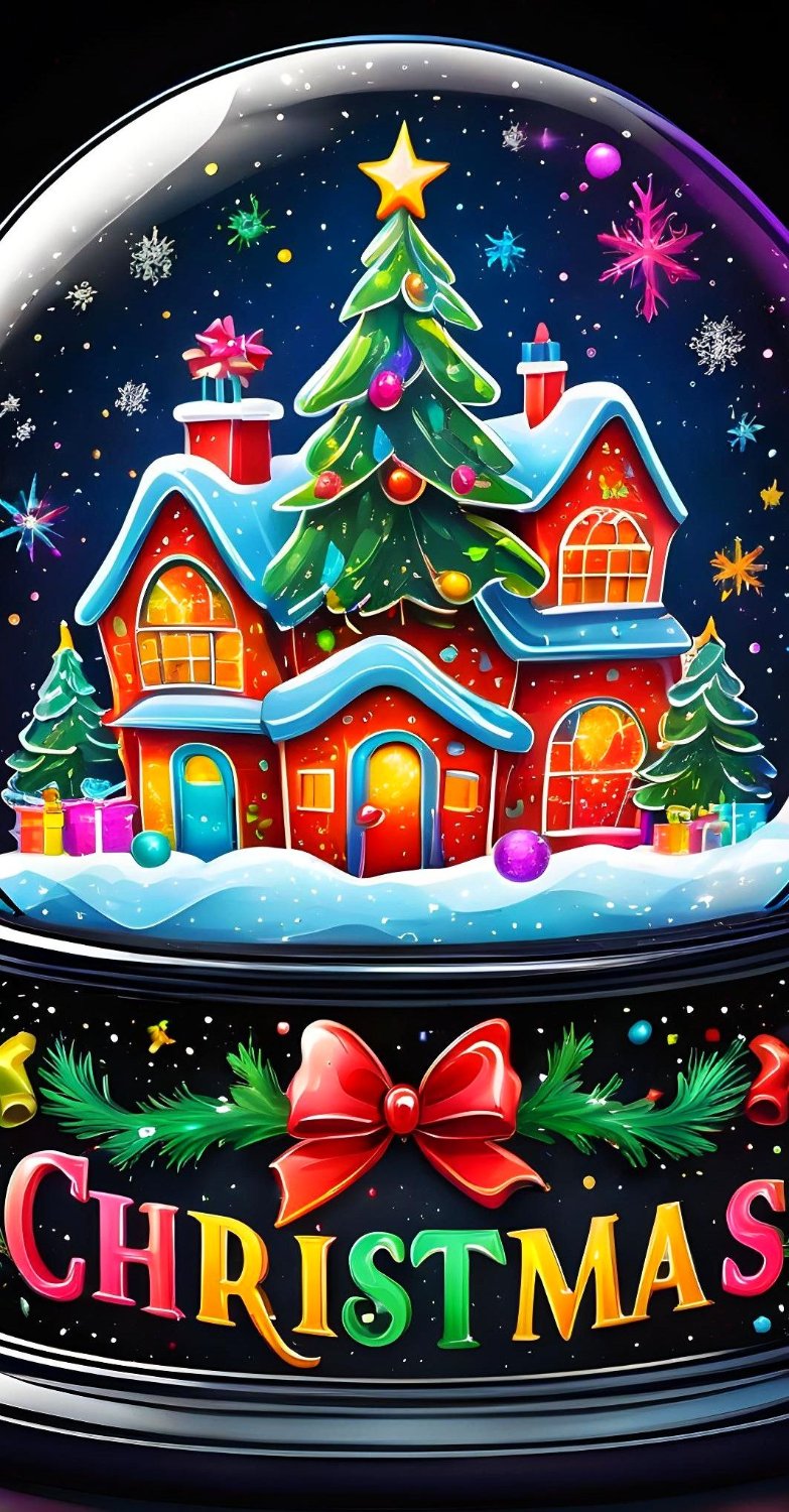 Solve Merry Christmas! jigsaw puzzle online with 66 pieces