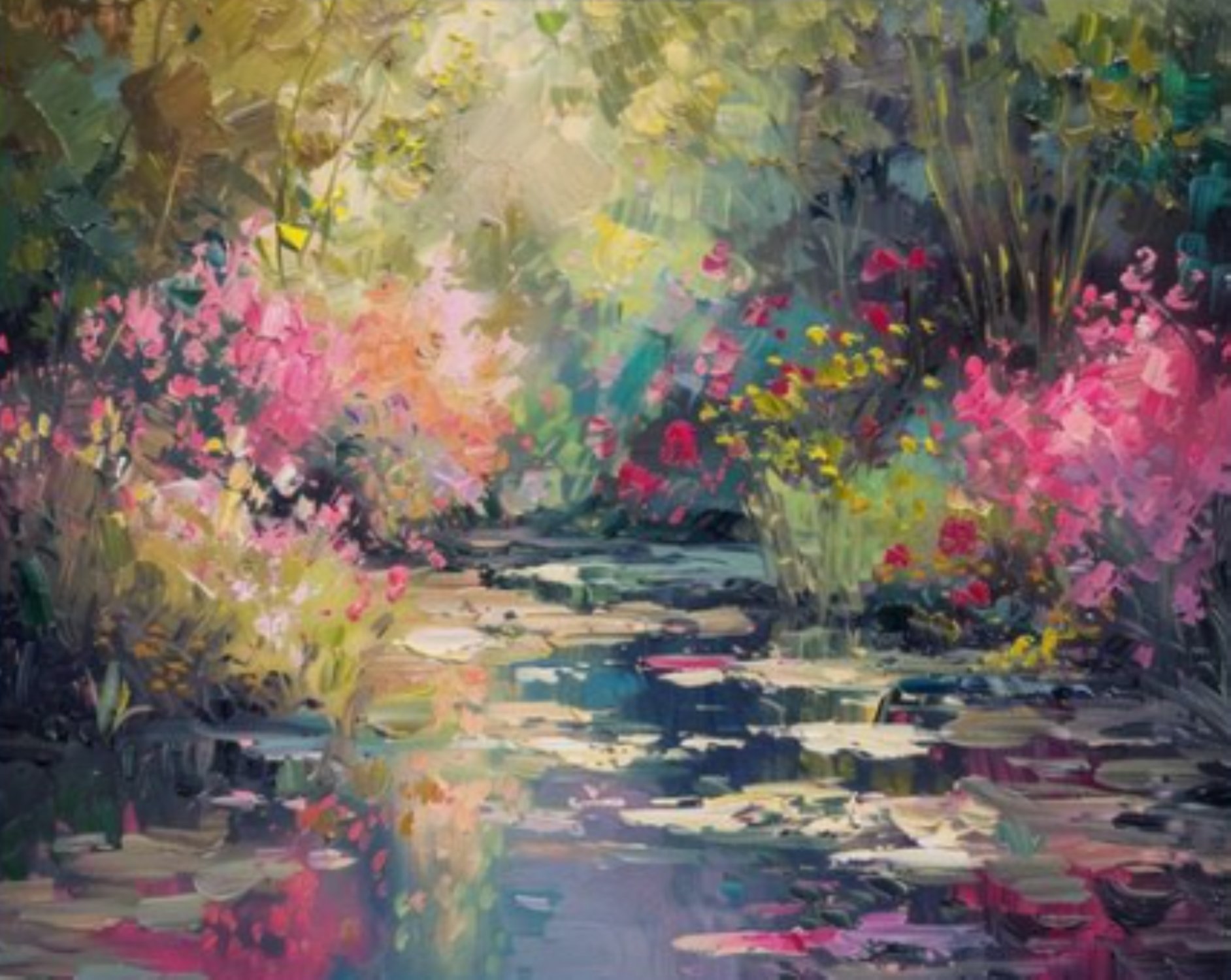 Solve Impressionist Claude Monet Painting ~ Digital download jigsaw ...