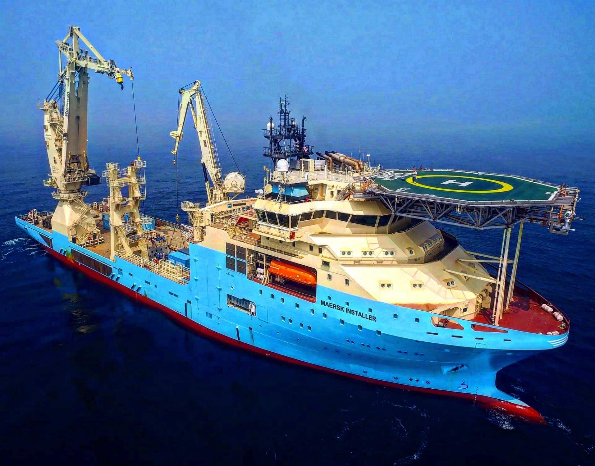 Solve "Maersk Installer" DP Class 3 subsea support vessel. China ...